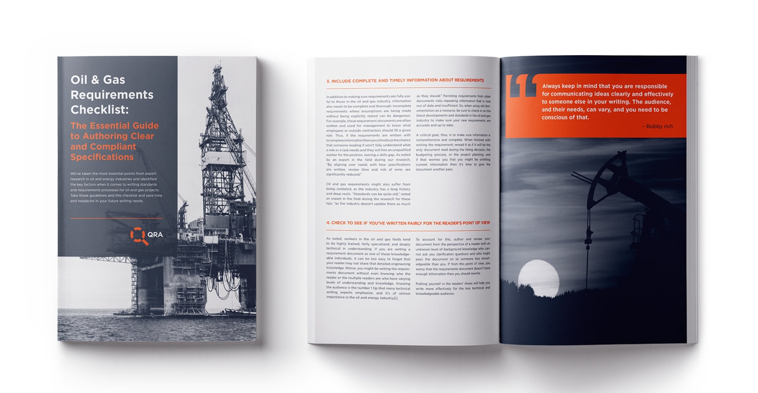 Oil & Gas Requirements Checklist - QRA