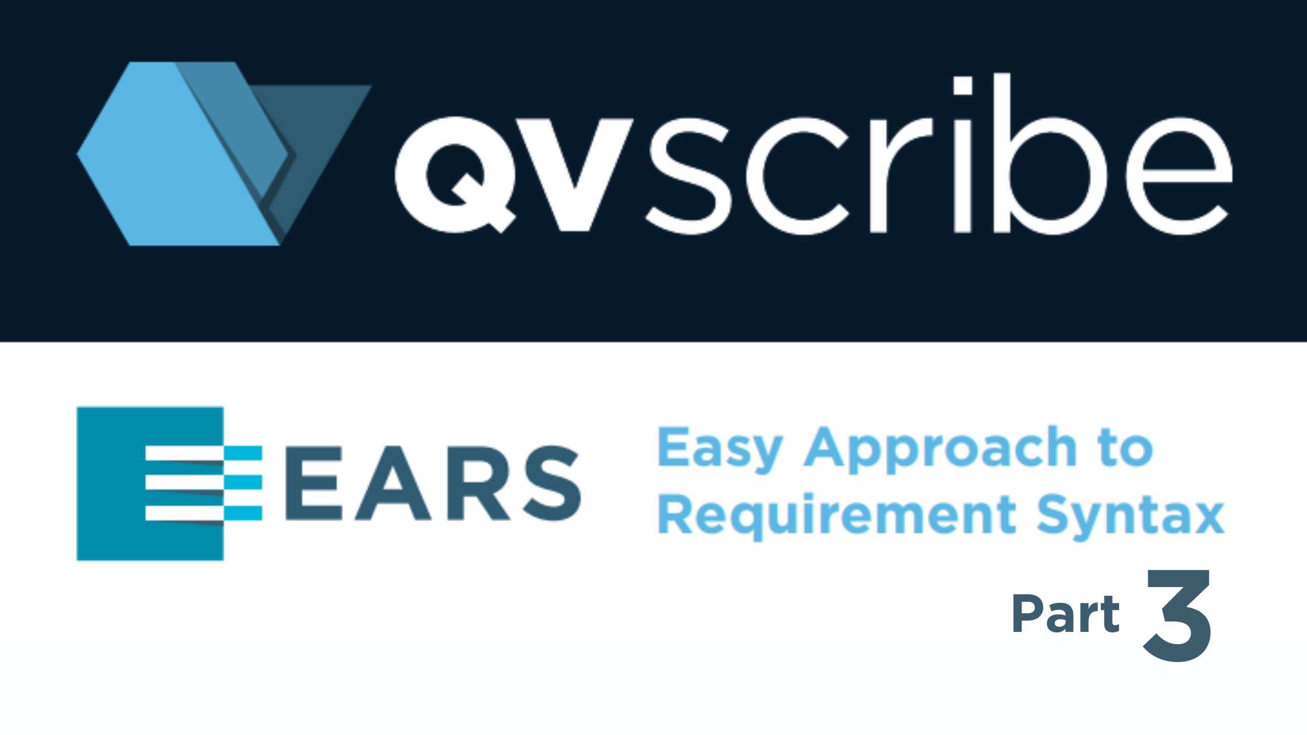 EARS – Templates Part 3 - QRA