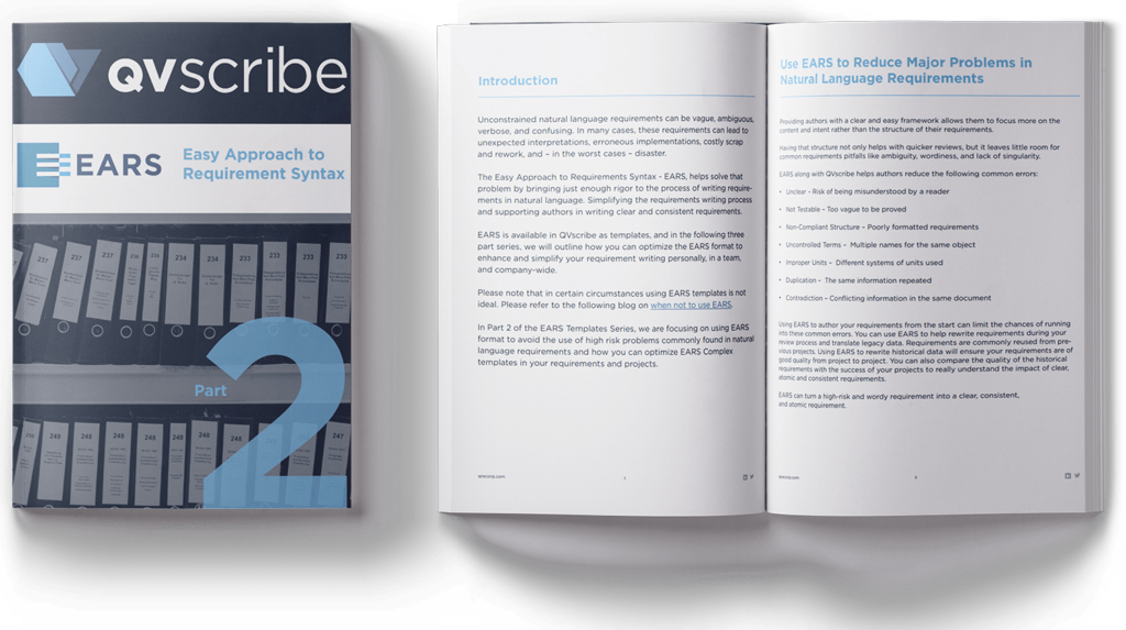 EARS – Templates Part 2 - QRA